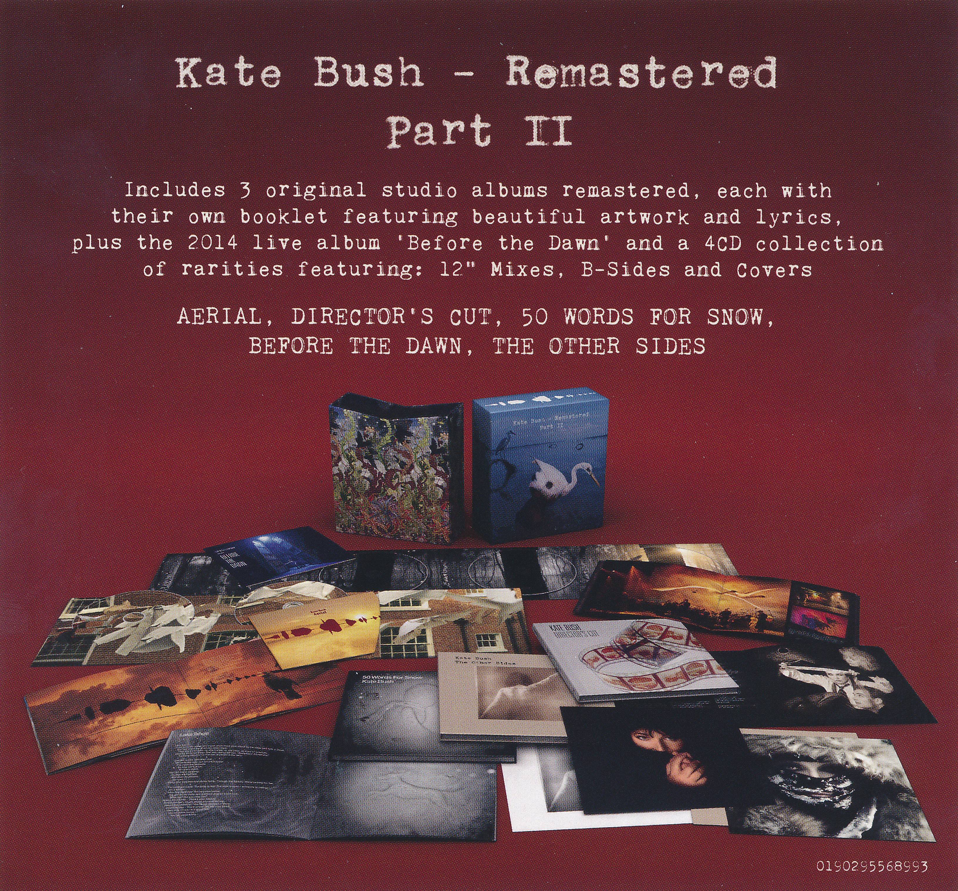 Kate Bush Remastered Part II [box inside] | CD Covers | Cover Century ...